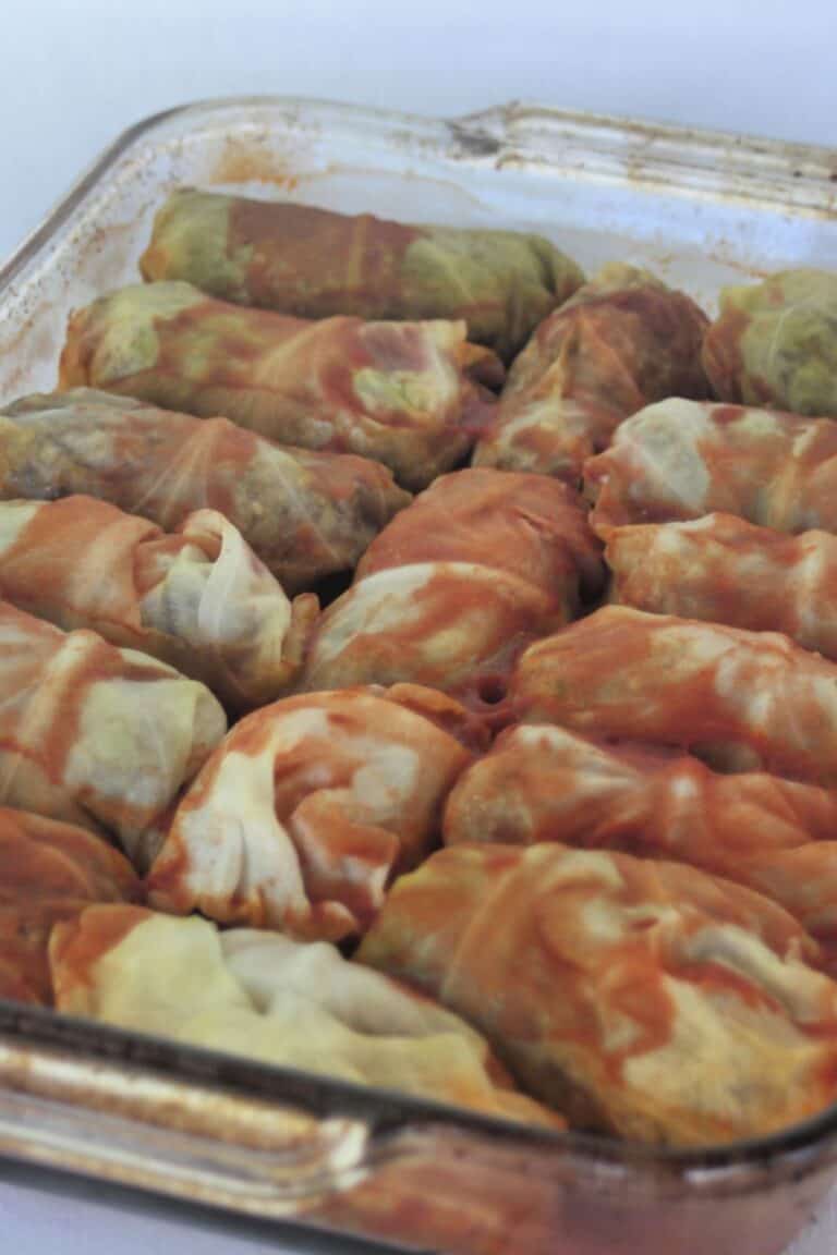 Cabbage Rolls for Now & Later - Homespun Seasonal Living