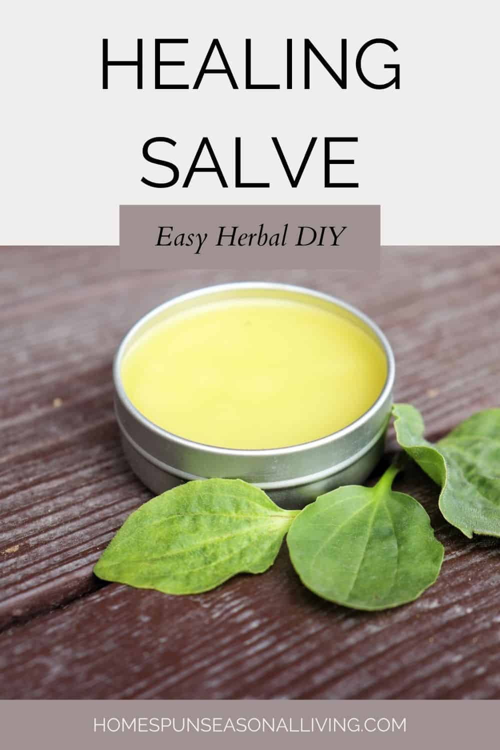 How to Make Healing Salve