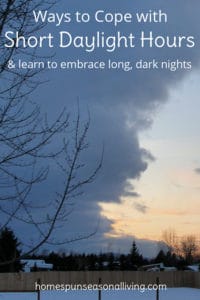 How to Cope with Short Daylight Hours this Fall & Winter