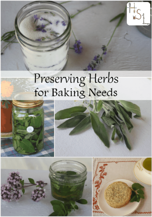 Preserving Herbs for Baking Needs - Homespun Seasonal Living
