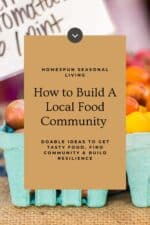 How To Build Local Food Community To Increase Food Independence ...