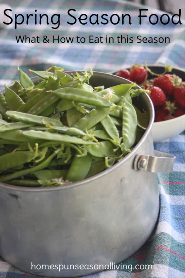 Spring Seasonal Eating | Homespun Seasonal Living