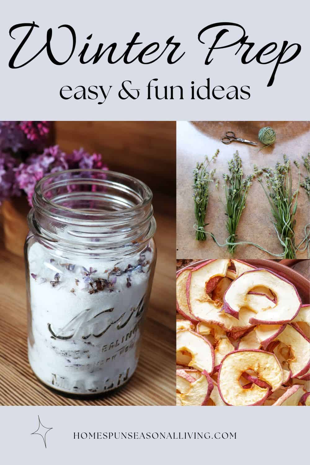 Prepare for Winter with these Easy & Fun Ideas - Homespun Seasonal Living