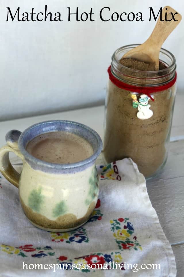 Matcha Hot Cocoa Mix | Homespun Seasonal Living