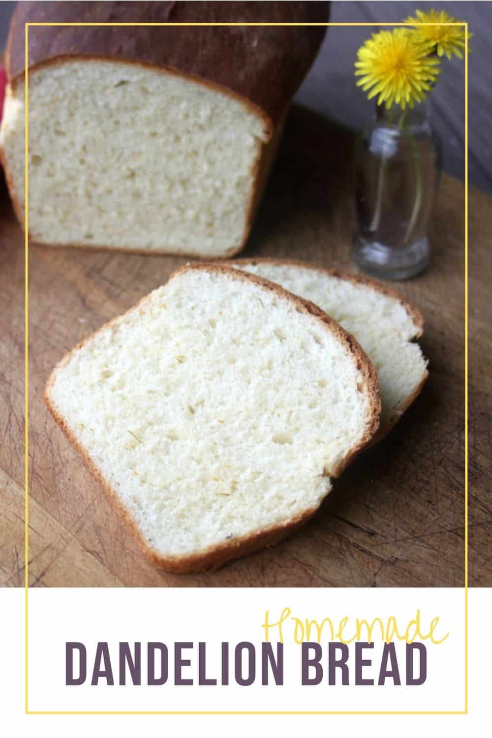 Homemade Dandelion Bread - Homespun Seasonal Living
