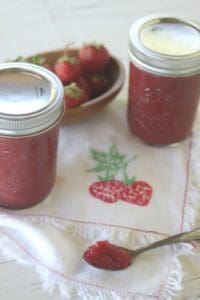 Easy Strawberry Maple Jam - Homespun Seasonal Living