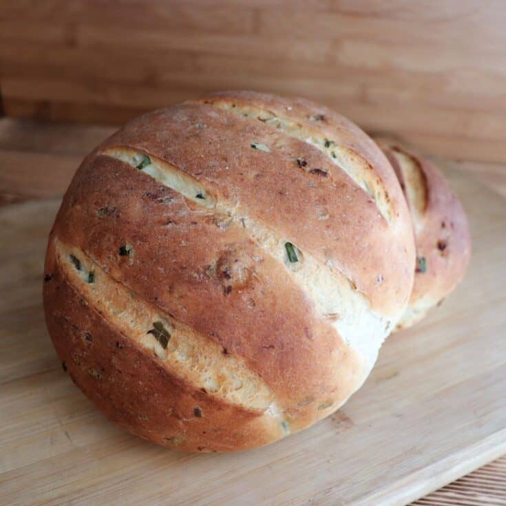 Potato Chive Bread - Homespun Seasonal Living