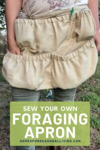 How to Sew a Foraging Apron - Homespun Seasonal Living