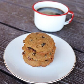 Old-Fashioned Spicy Hermit Cookies with Coffee - Homespun Seasonal Living