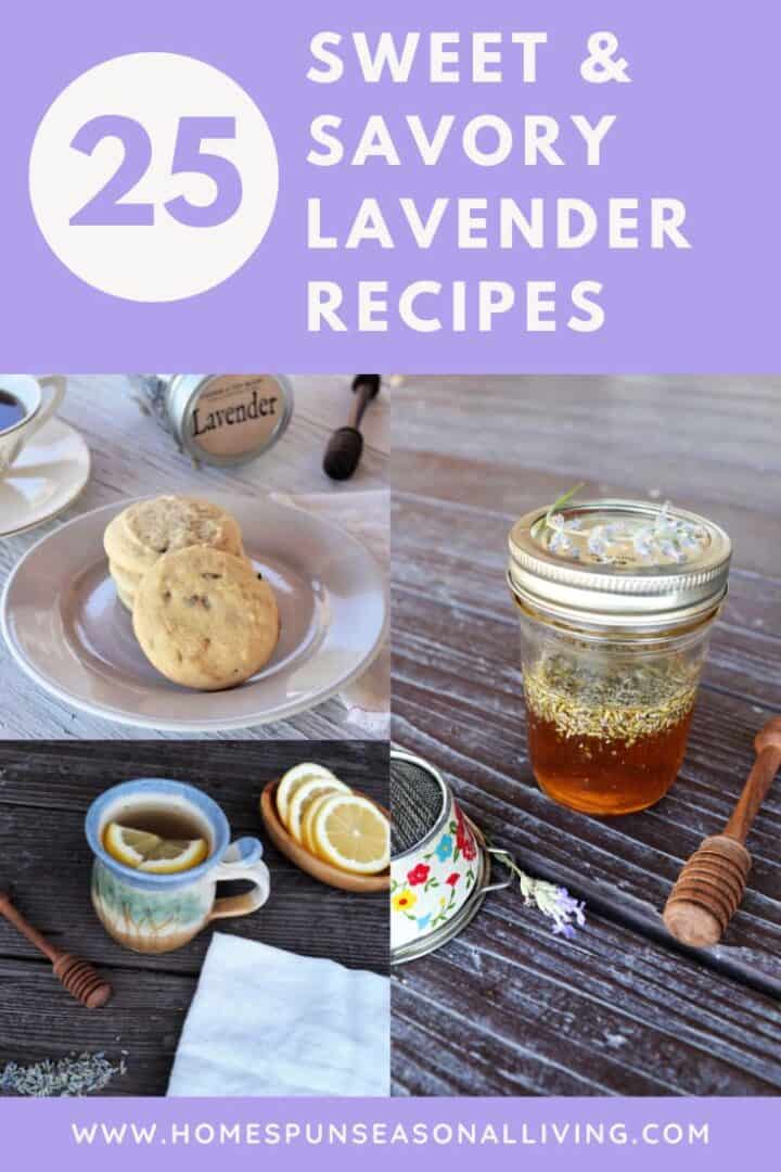 25 Sweet & Savory Lavender Recipes - Homespun Seasonal Living