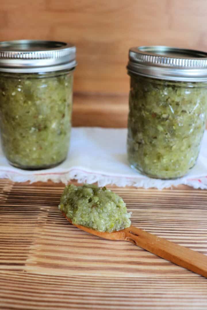 Easy Canning Recipe for Homemade Dill Pickle Relish - Homespun Seasonal ...