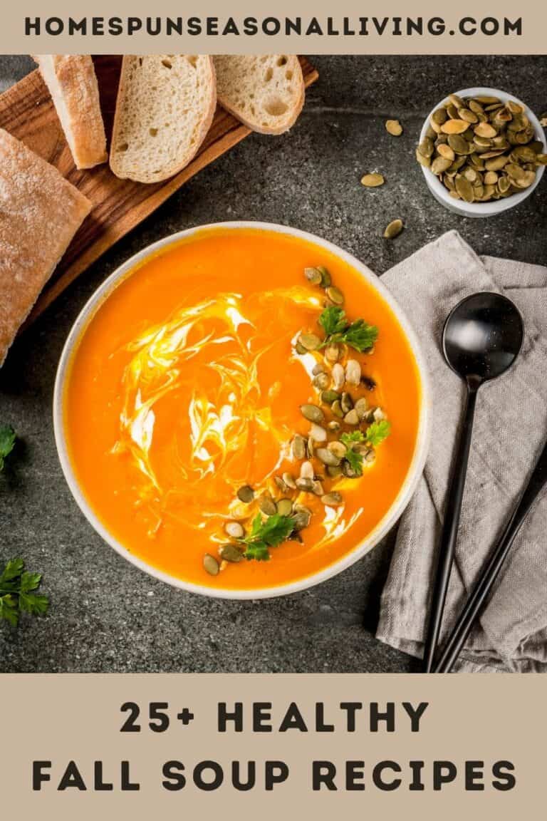 25+ Hearty & Healthy Fall Soup Recipes - Homespun Seasonal Living