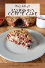 Raspberry Coffee Cake - Homespun Seasonal Living