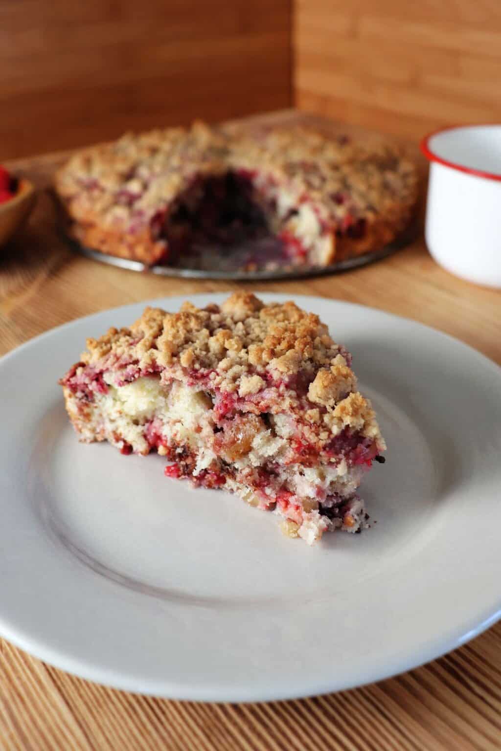 Raspberry Coffee Cake - Homespun Seasonal Living